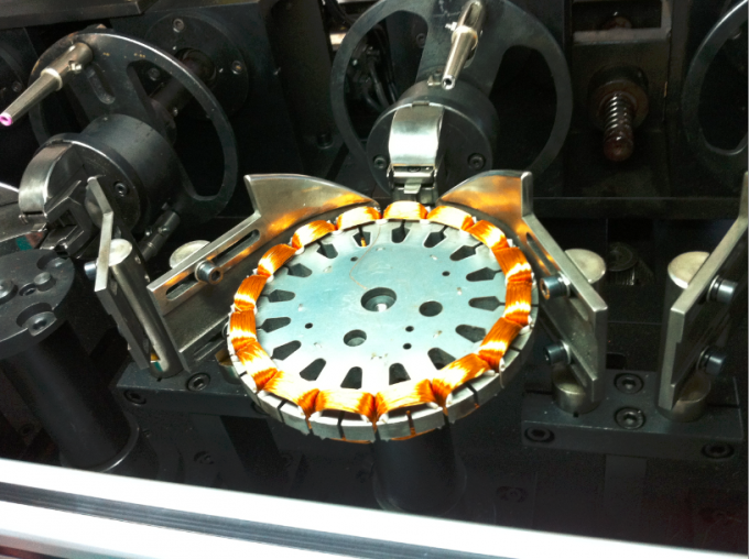 Four Station Ventilator Coil Winding Ceiling Fan Winder With Servo ...
