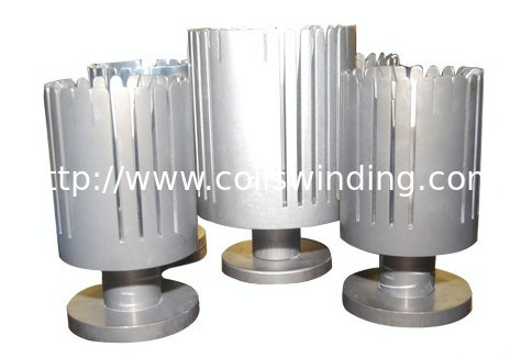 Coils and wedge inserting embedded in the slots for stator of induction ...