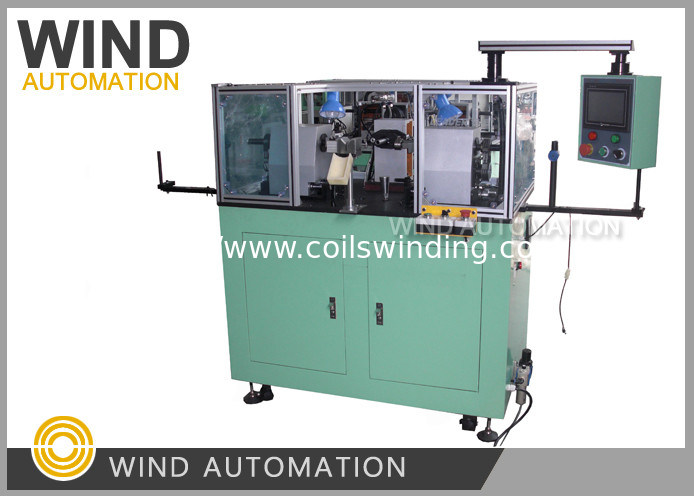 Double Station Armature Electrical Motor Winding Machine / Small Rotor ...