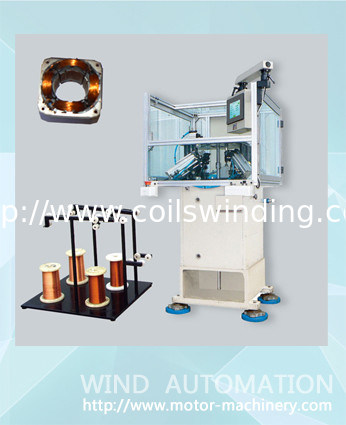 Winding BLDC Stator Four Pole Shaded Stator Winder 4 Poles Arm Needle ...