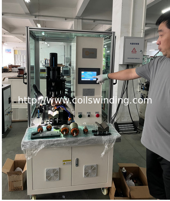 Commutator Spot Welding Device Conductor Hot Staking Fusing For Thin ...